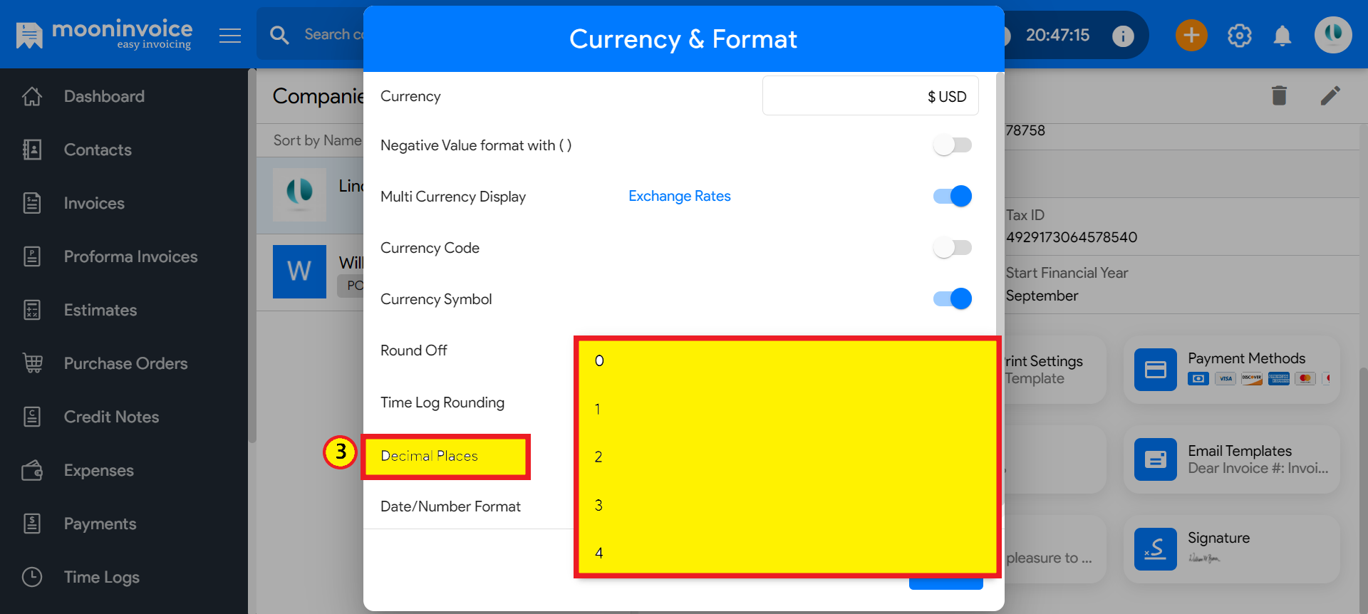what-is-decimal-places-how-to-change-it-moon-invoice-easy-invoicing